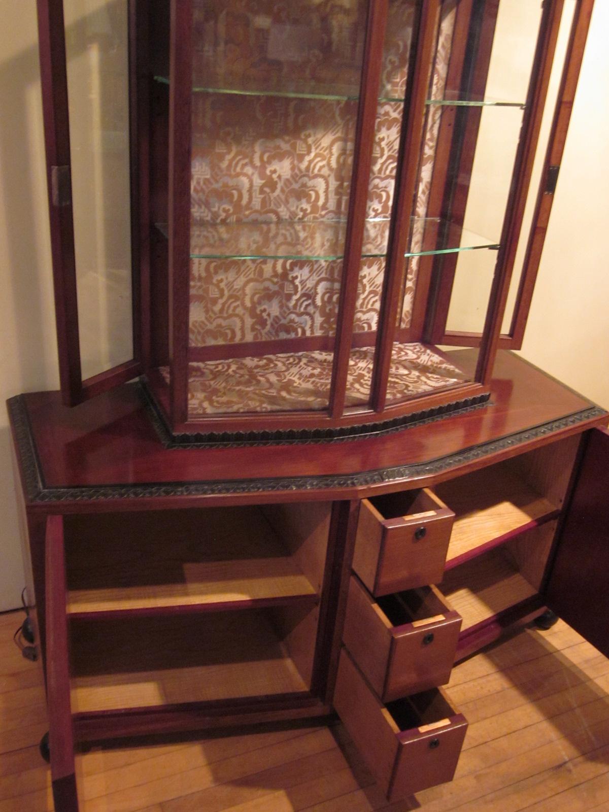 Clement Rousseau Attributed Modern Display Cabinet | Modernism